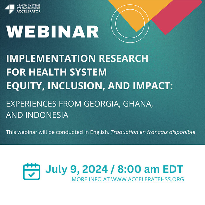 Webinar: Special Session on Implementation Research and Universal Health Coverage | Results for ...