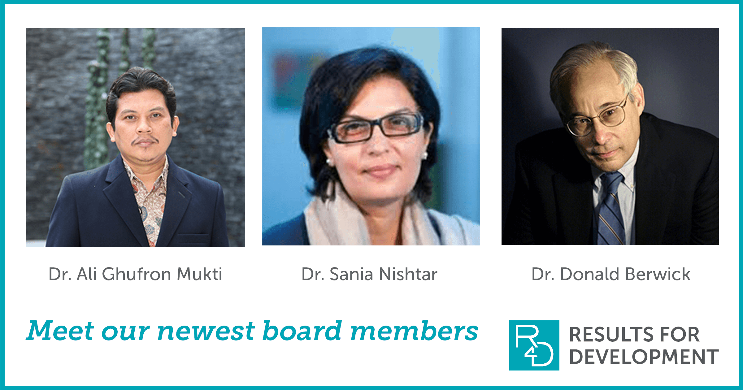 R4D Welcomes Two Former Ministers and an Agency Lead to Its Board ...