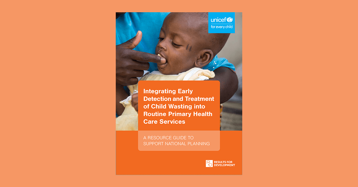 New guide for integrating early detection and treatment of child ...